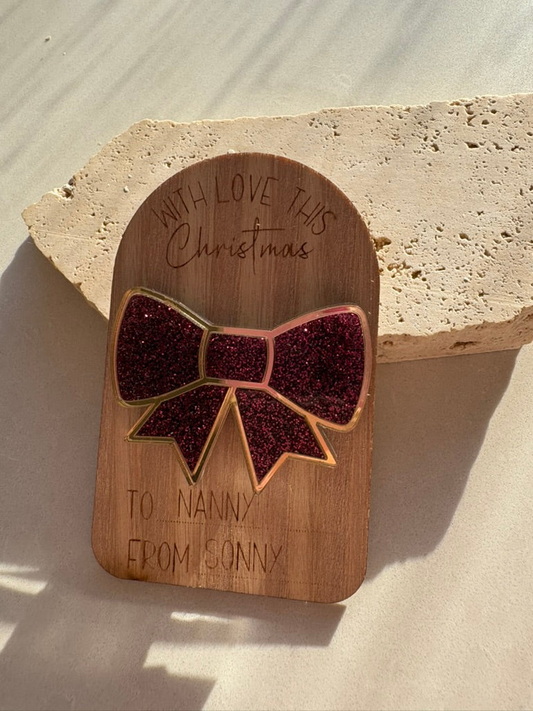 Christmas magnet and plaque gift – Sticks + Stone